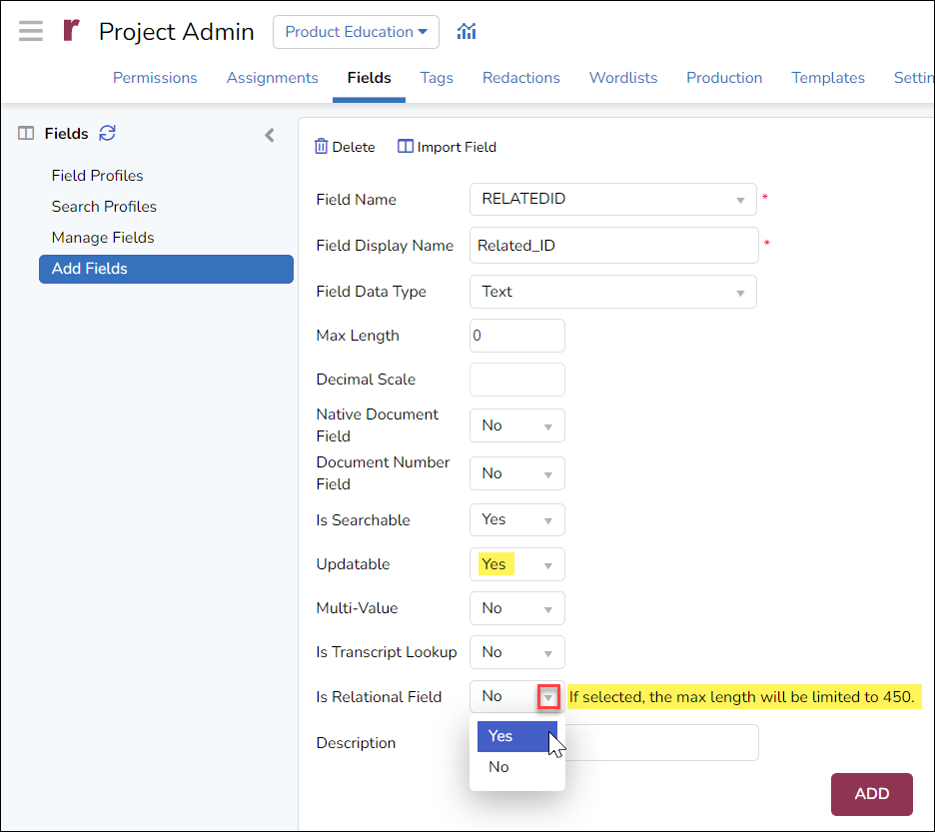 Create Custom Relational Fields